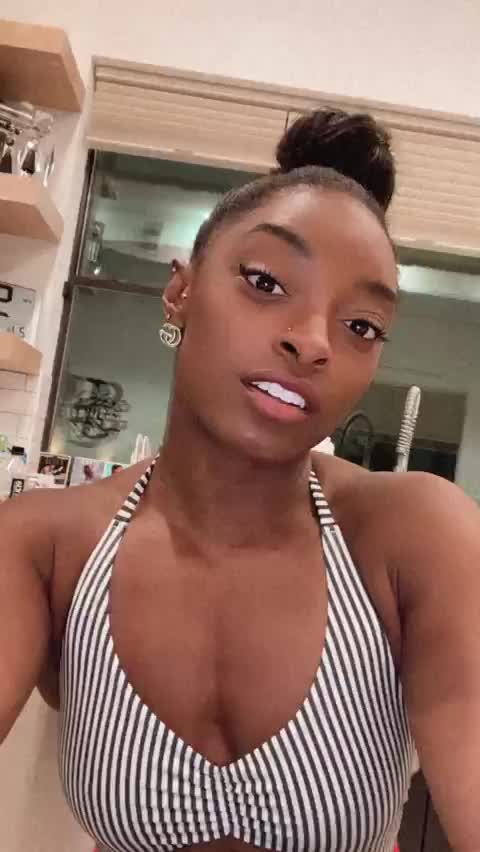 Simone Biles in a bikini | Scrolller