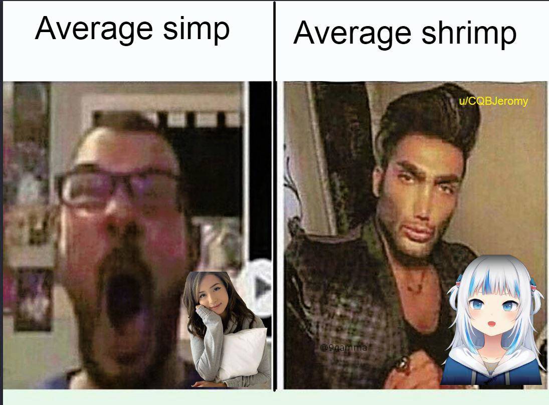 Simp....I think you mean low quality meme | Scrolller
