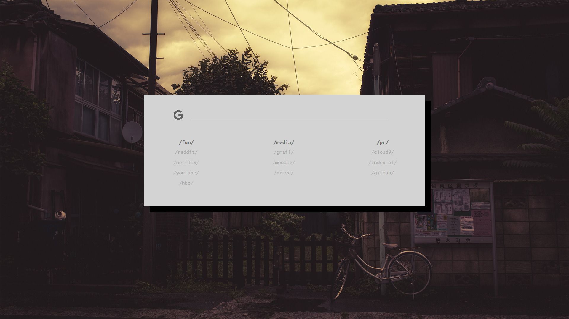 Simple comfy startpage | Scrolller