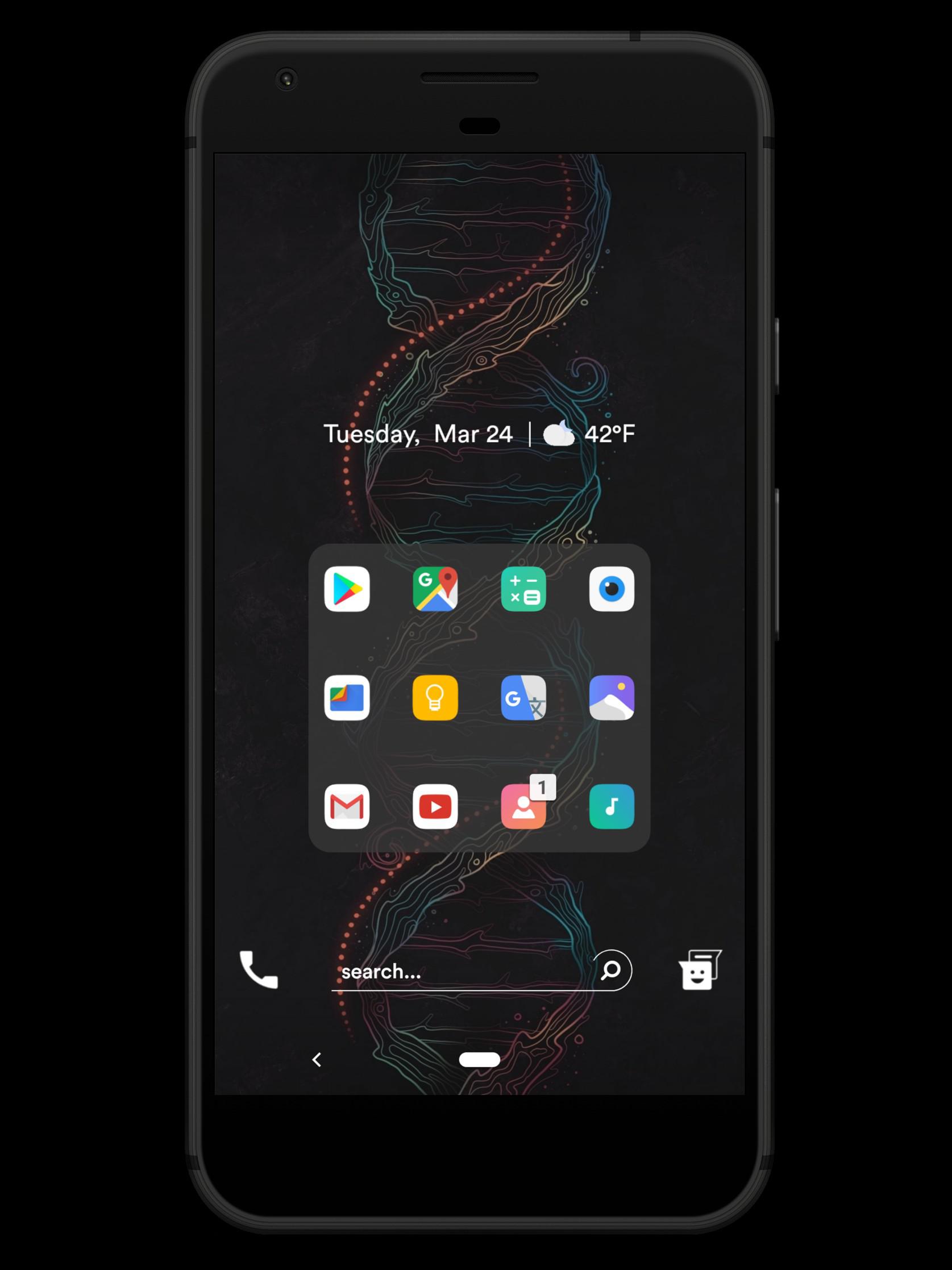 Simple home screen design | Scrolller