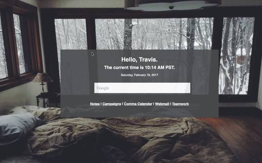 Simple Rails Startpage for my Work Computer | Scrolller
