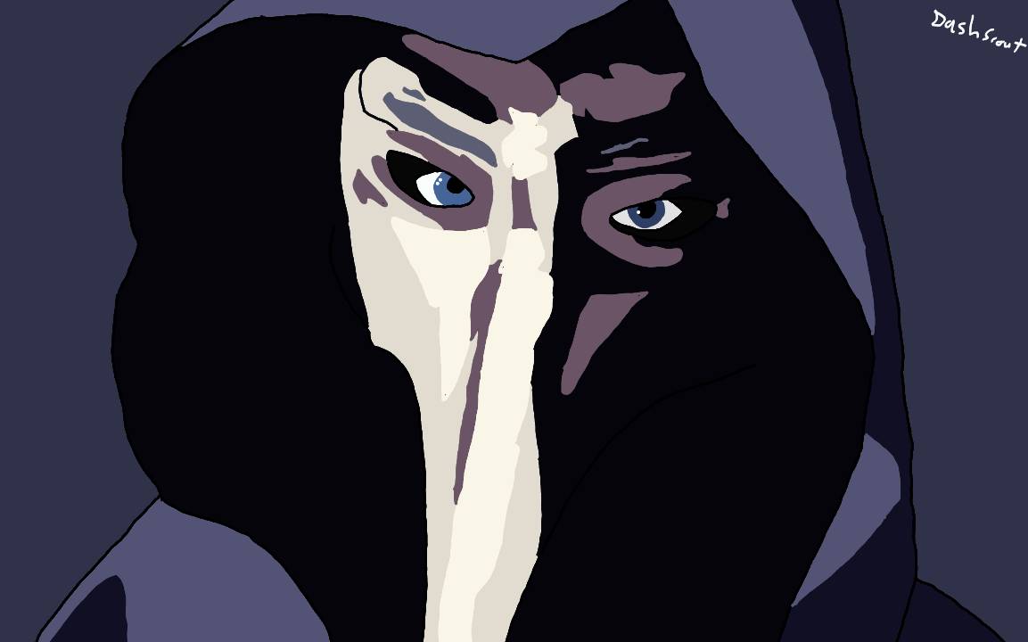 Simplistic art of SCP-049 from the Wiki | Scrolller