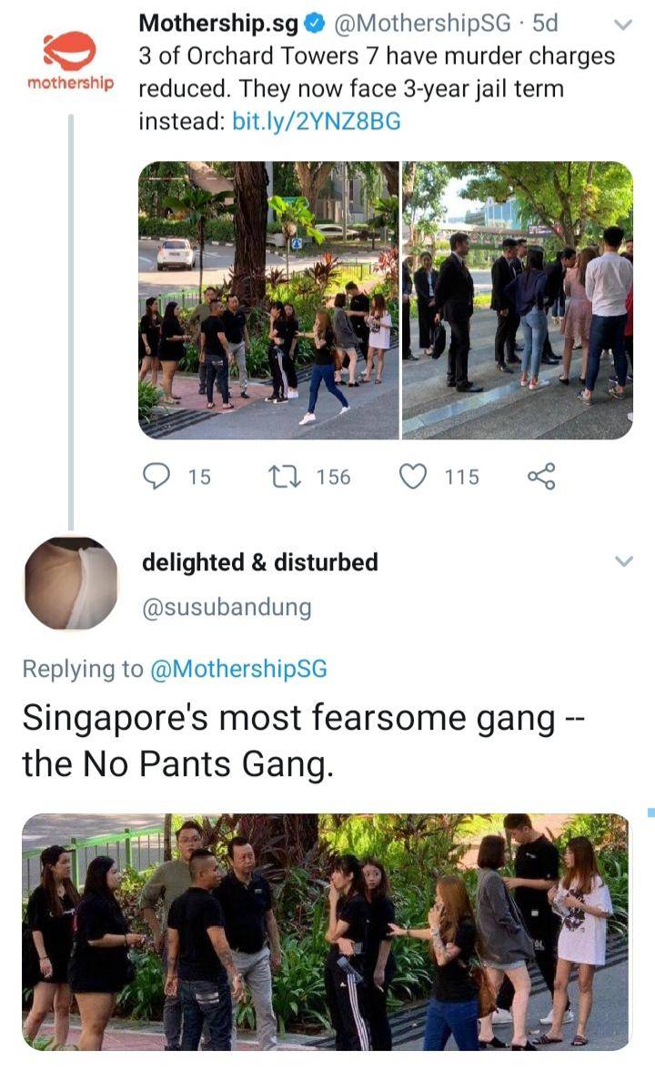 Singapore "No Pants" Gang | Scrolller