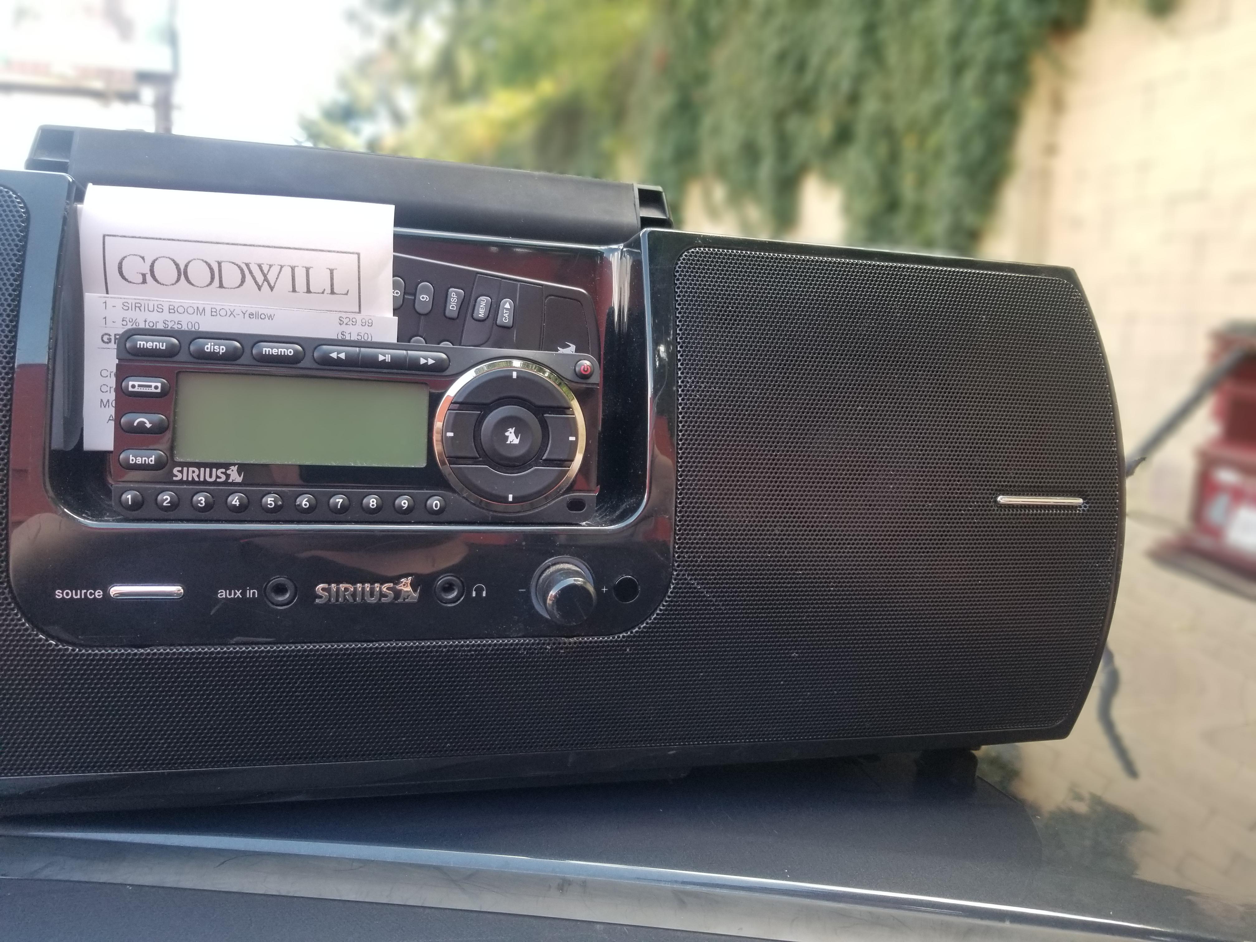 Sirius Starmate 5 and Subx2r boombox, $30. | Scrolller
