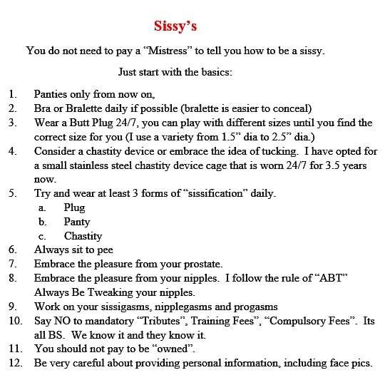 Sissy's, read this. | Scrolller