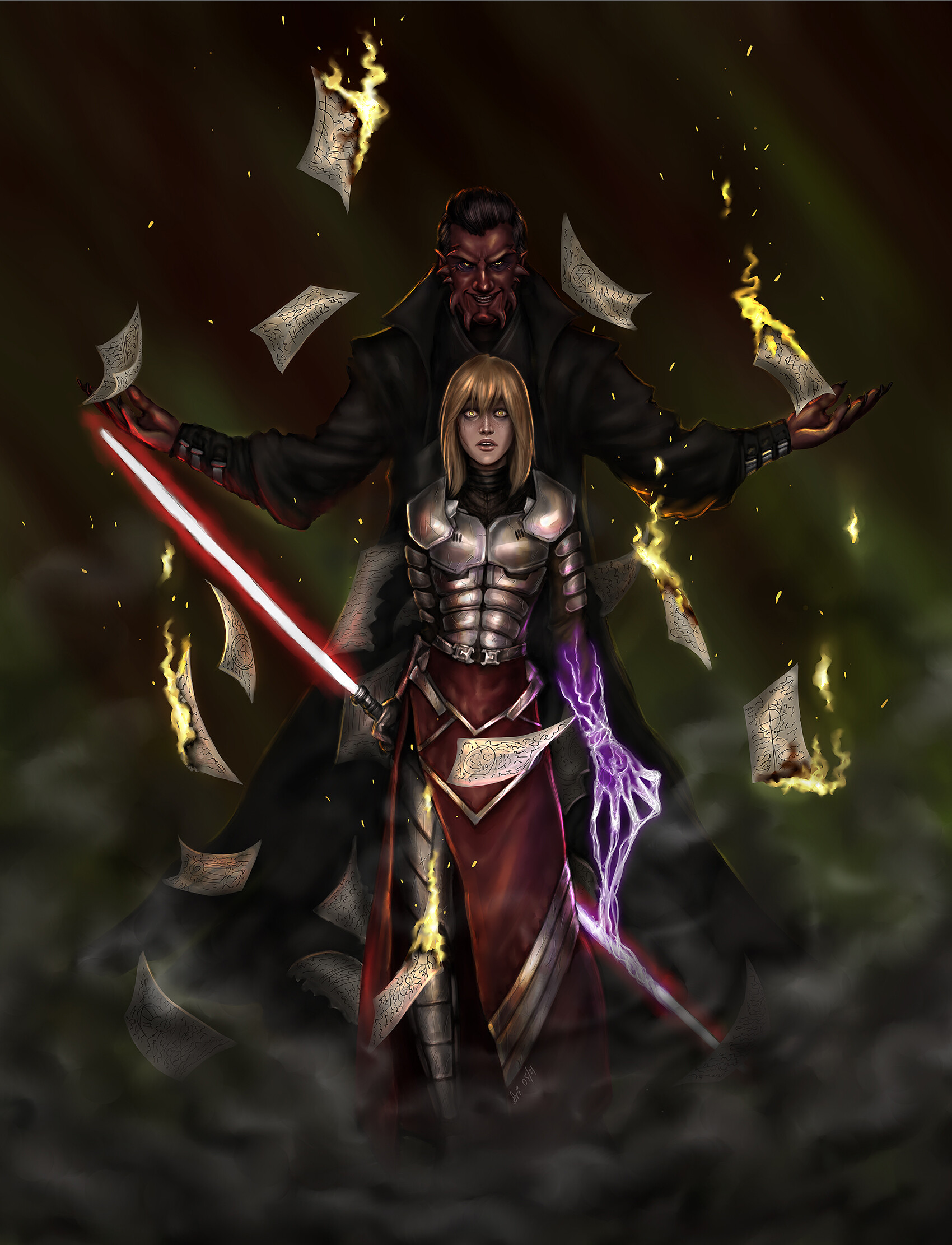 Sith Lords by Daria Siganova | Scrolller