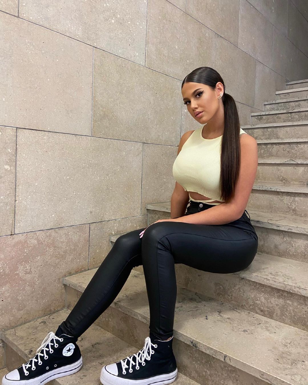 Sitting on the Steps | Scrolller