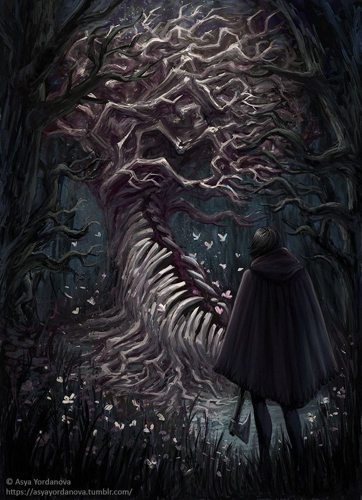 'Skeleton Tree' by Asya Yordanova | Scrolller