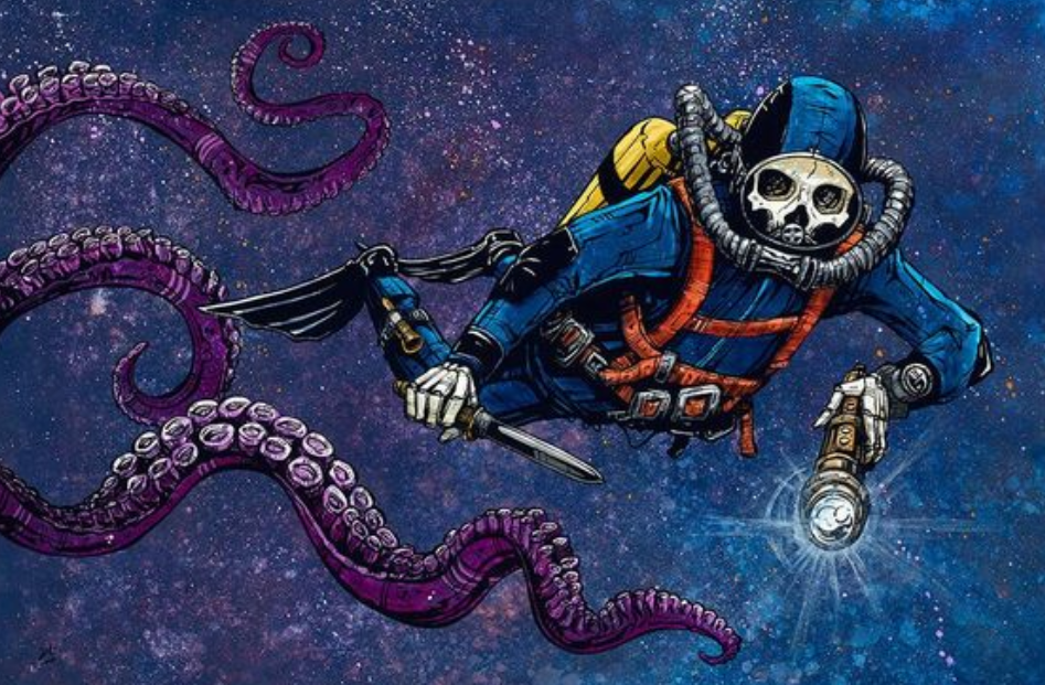 Skeleton vs Tentacles | Scrolller