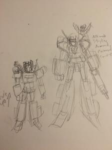 Sketch for Transformers Stargazer Soundwave | Scrolller
