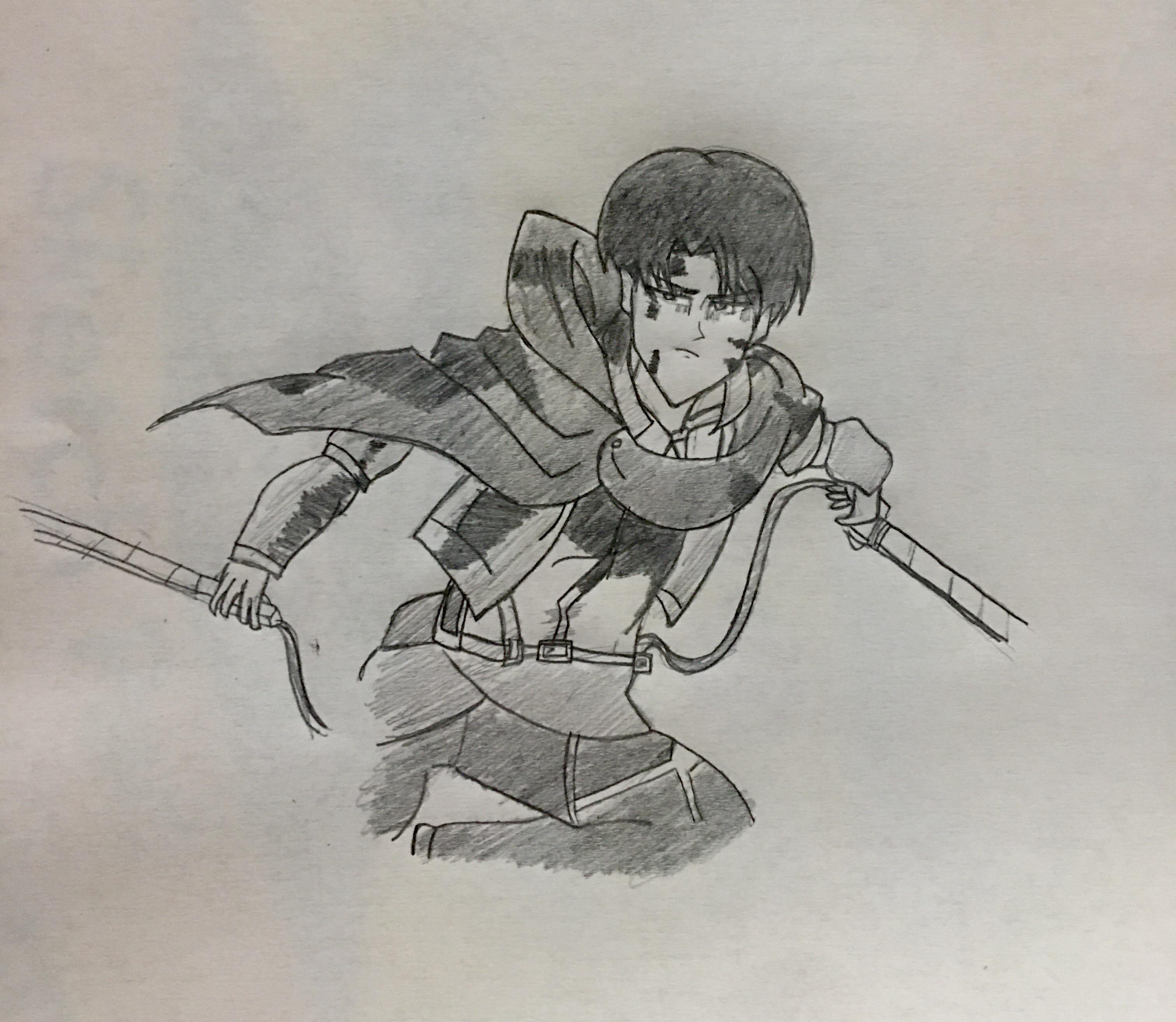 Sketch of Levi | Scrolller