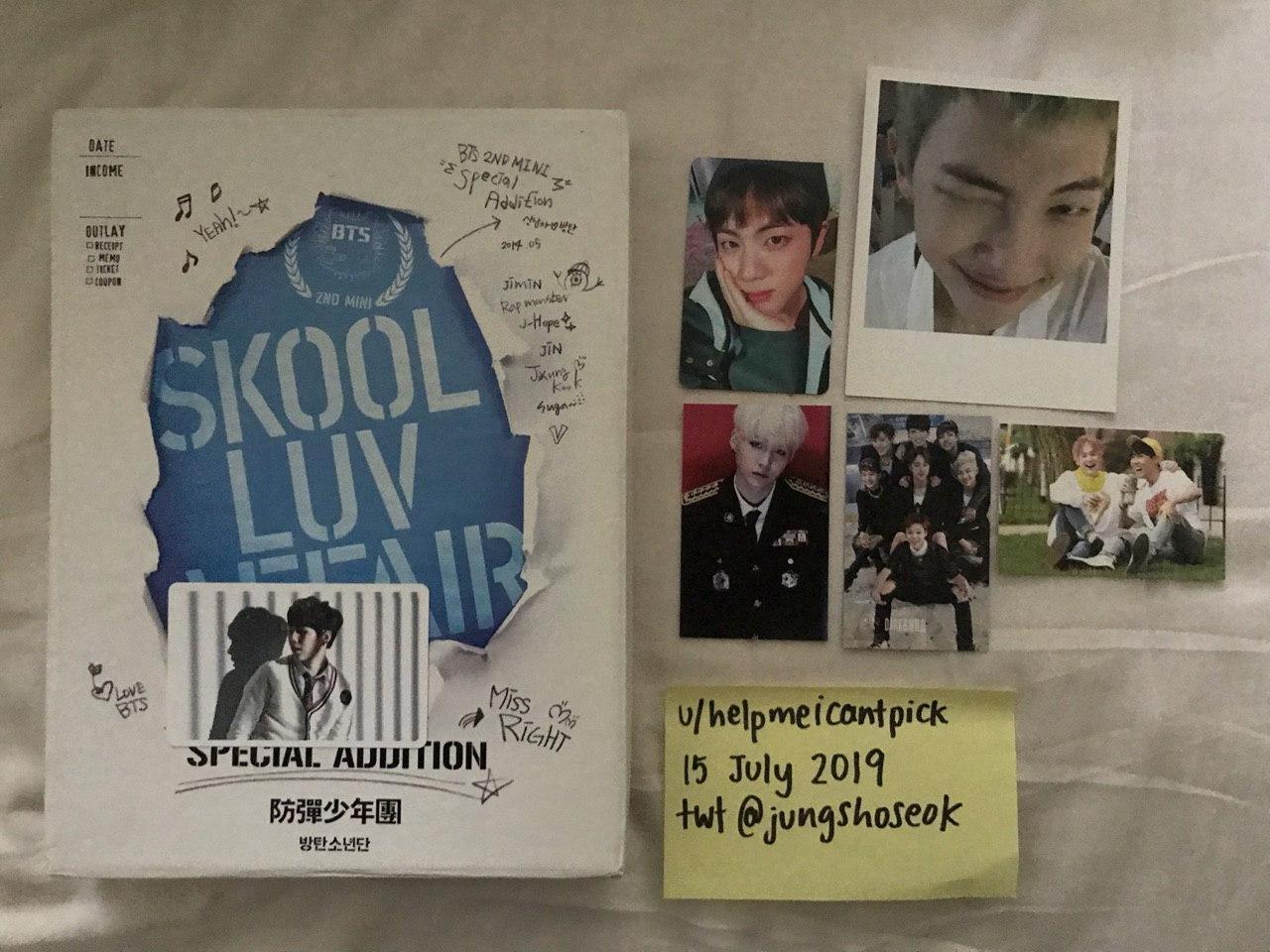 SKOOL LUV AFFAIR SPECIAL EDITION + BTS Photocards | Scrolller