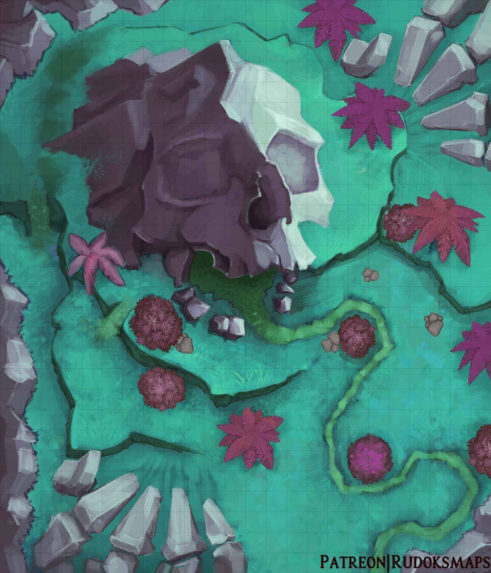 Skull Rock Feywild [36x42] | Scrolller