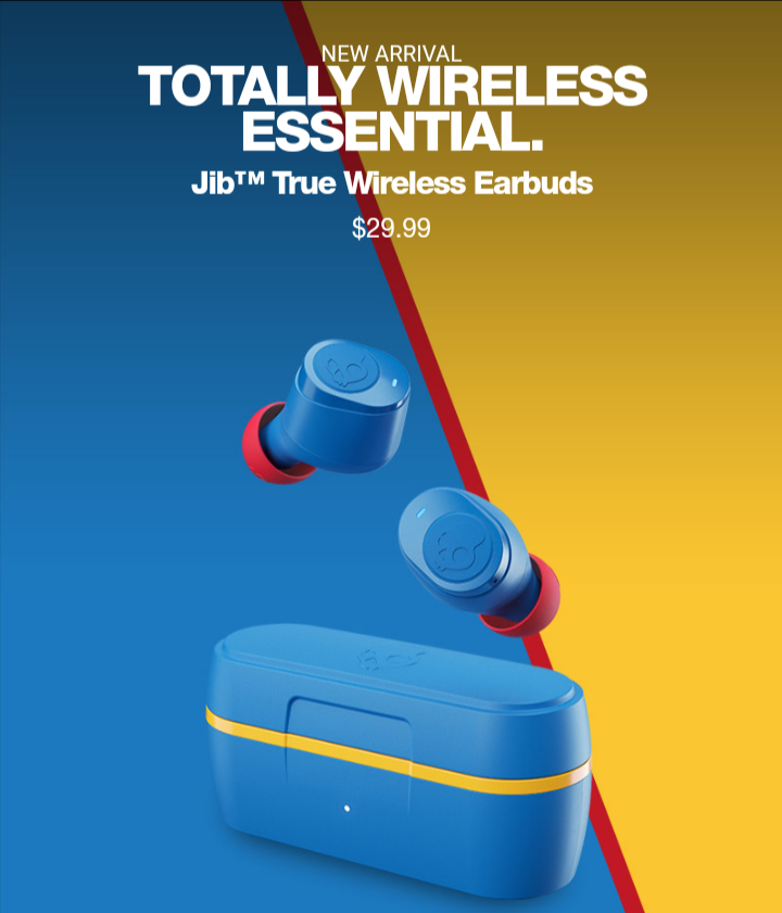 Skullcandy releases Jib True Wireless Earbuds | Scrolller