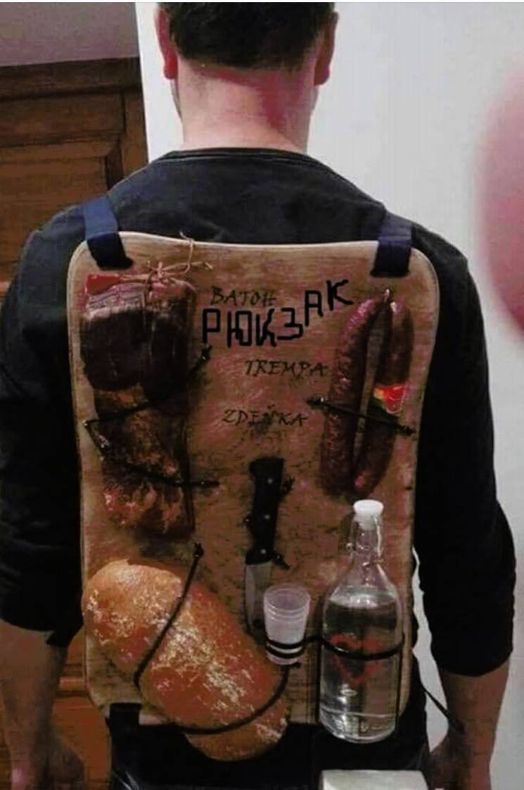 Slav survival backpack | Scrolller
