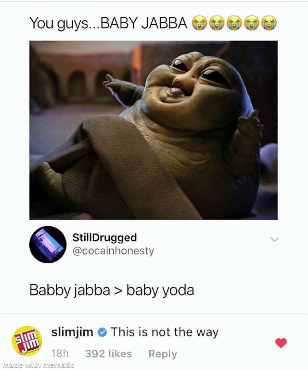 Slim Jim has spoken | Scrolller