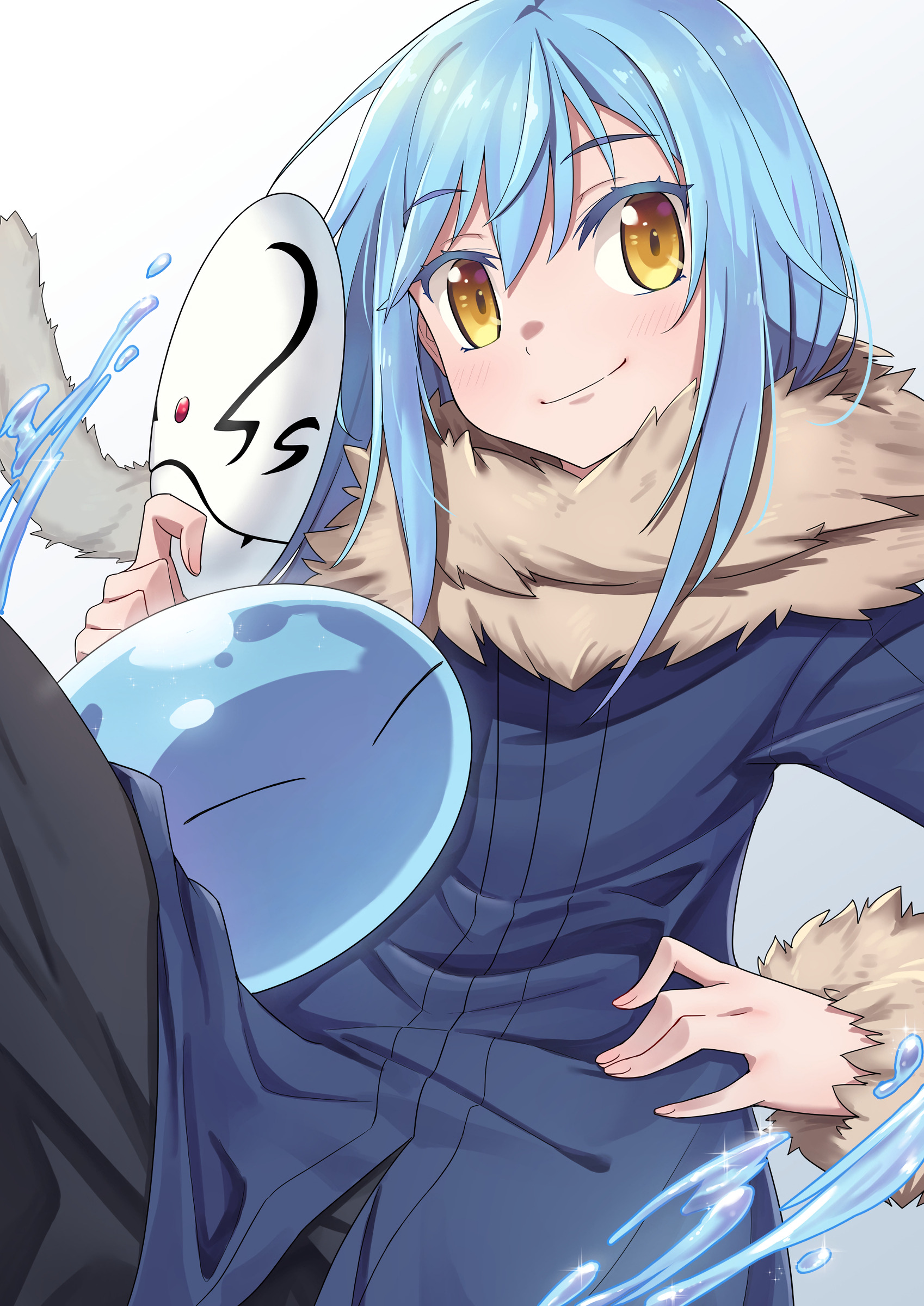Slime Rimuru w/ smiling Rimuru | Scrolller
