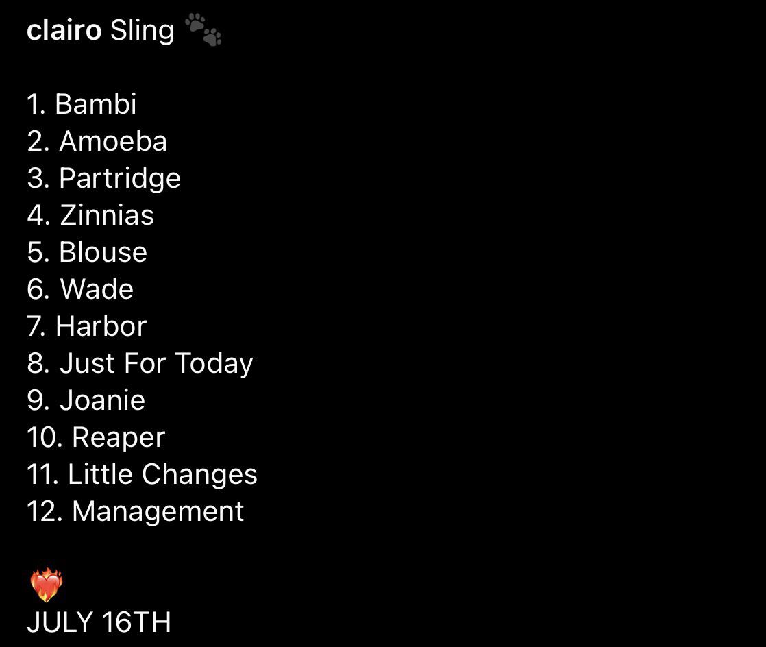 SLING TRACKLIST | Scrolller