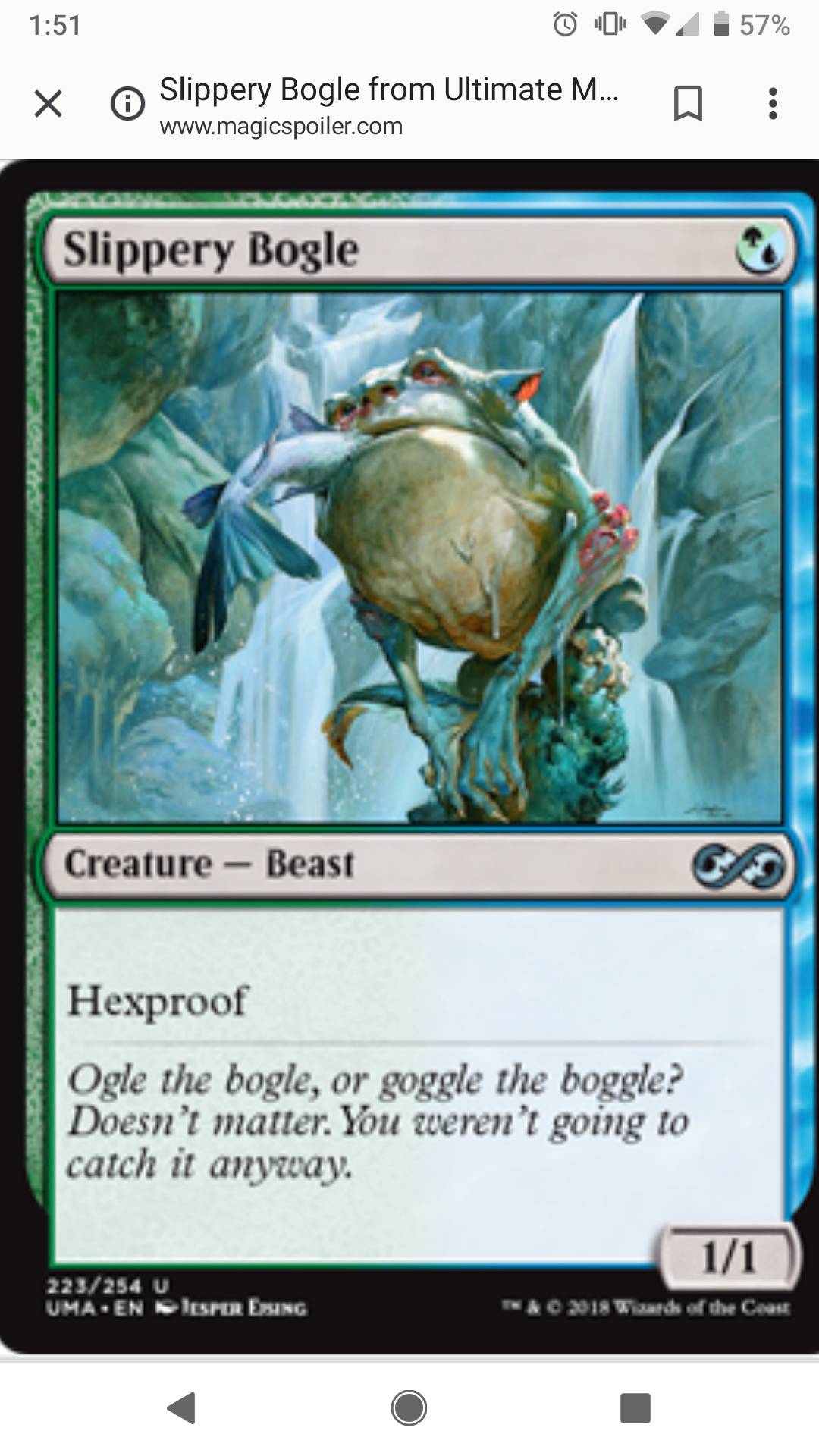 Slippery Bogle | Scrolller