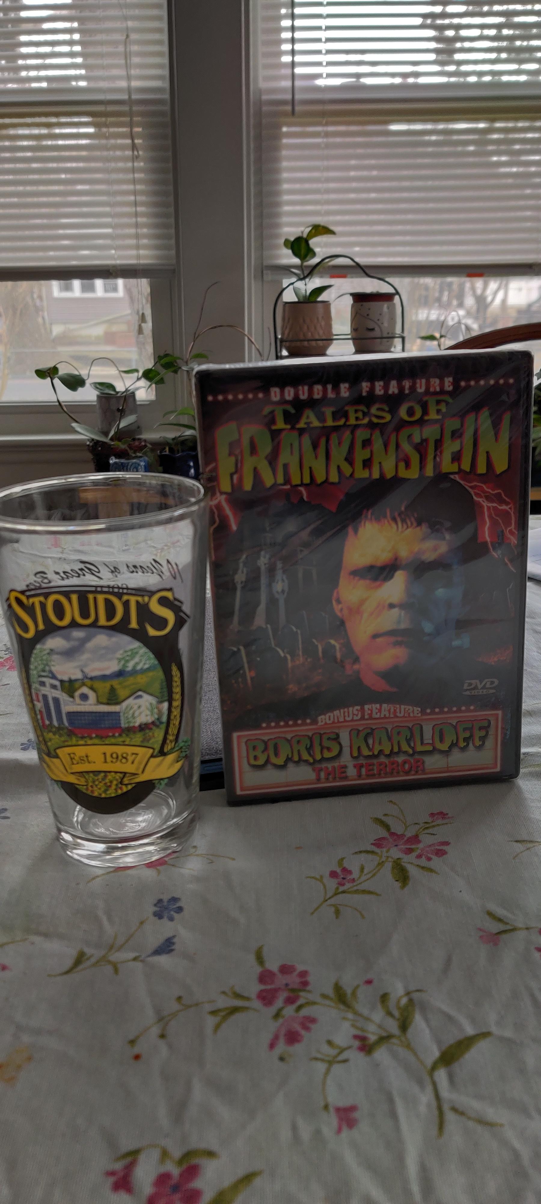 Small haul at Goodwill. Factory sealed DVD and a cool brewery glass. | Scrolller