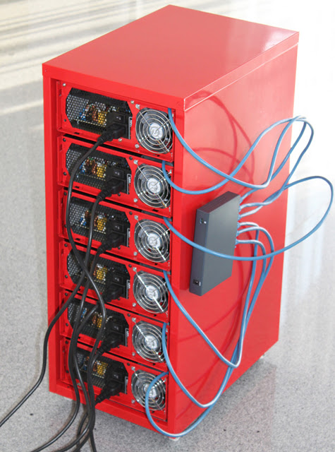 Small renderfarm using IKEA cabinet | Scrolller