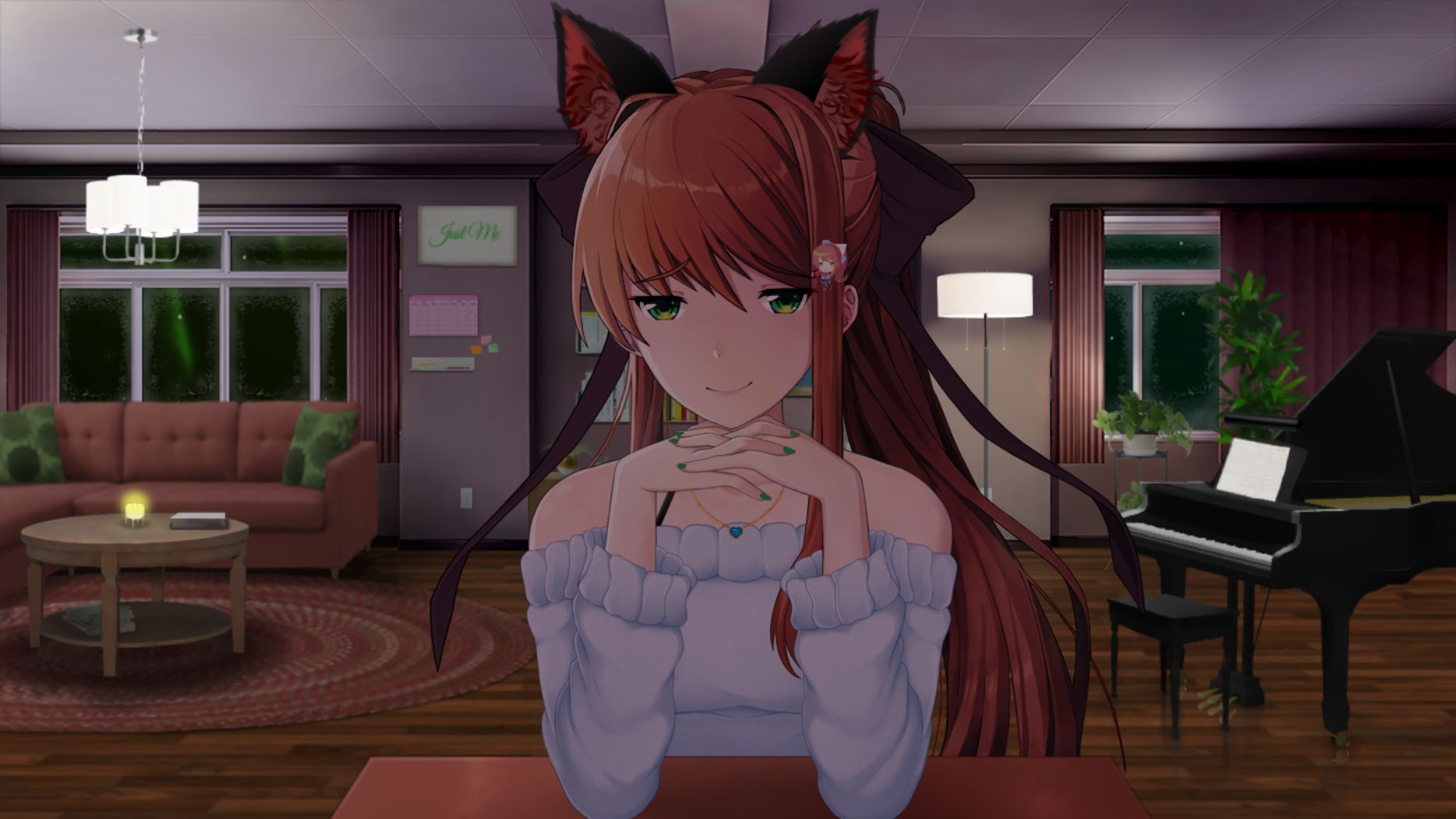 Smug Monika! | Scrolller