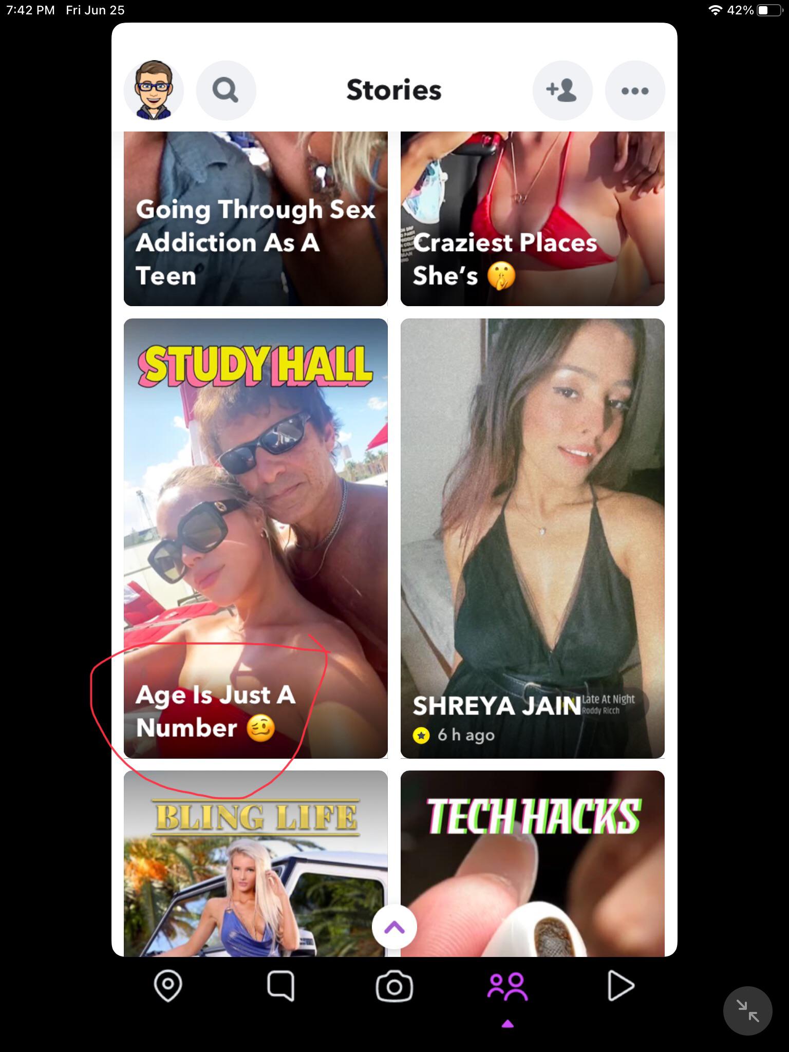 Snapchat has hit a new level of trashy | Scrolller