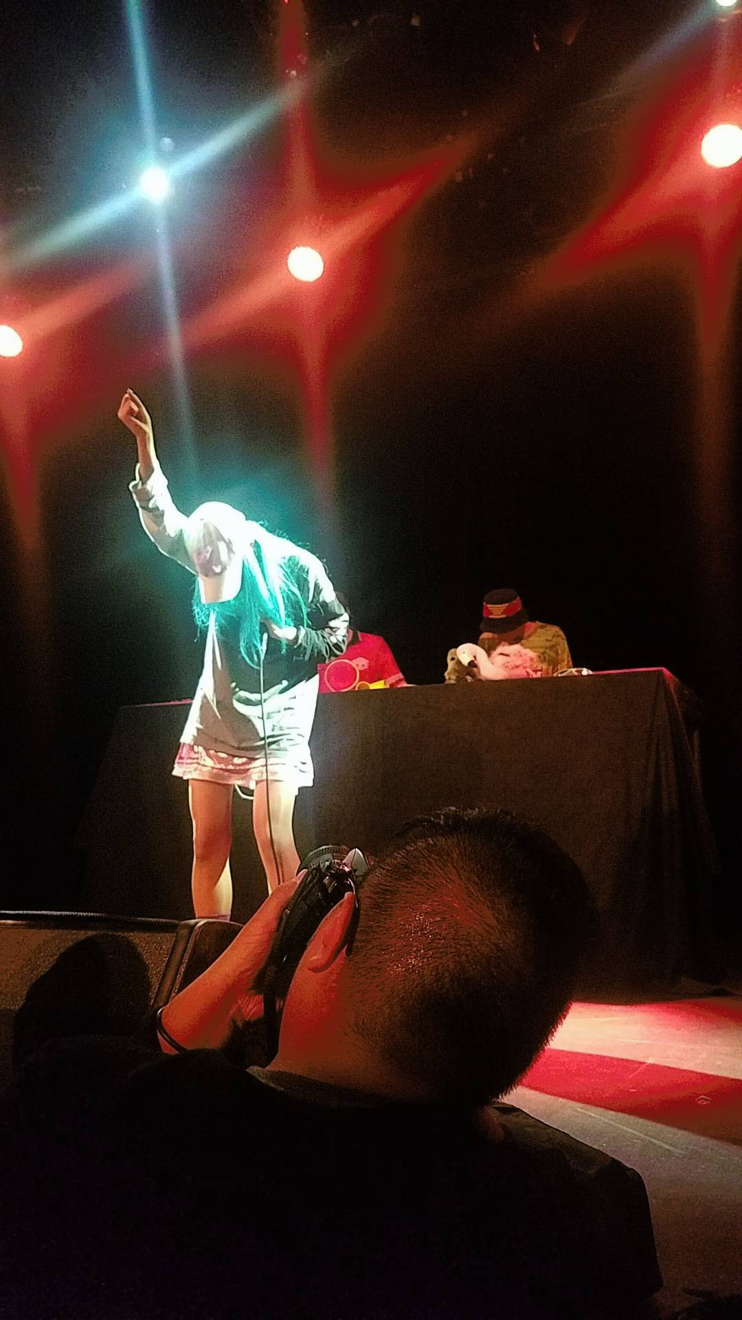 Snapshot during concert at Elsewhere Hall, NYC in 2016 | Scrolller