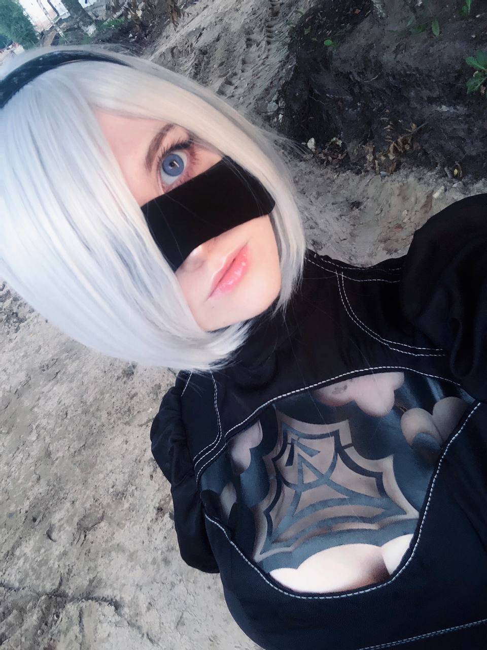 Sneak Peek from upcoming 2B Cosplay ️ | Scrolller