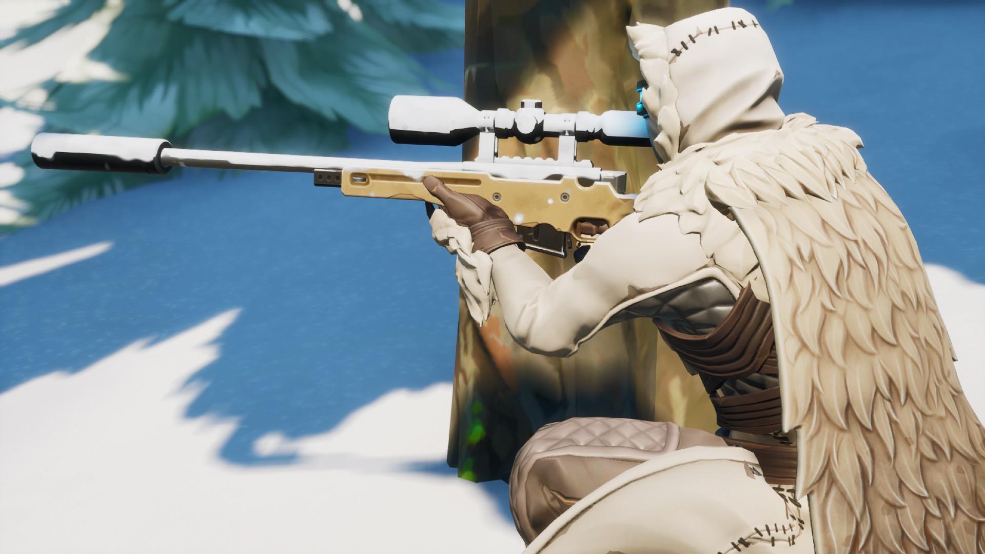 Snow-Covered Sniper [Zenith • Enduring Cape • Falling Snow] | Scrolller