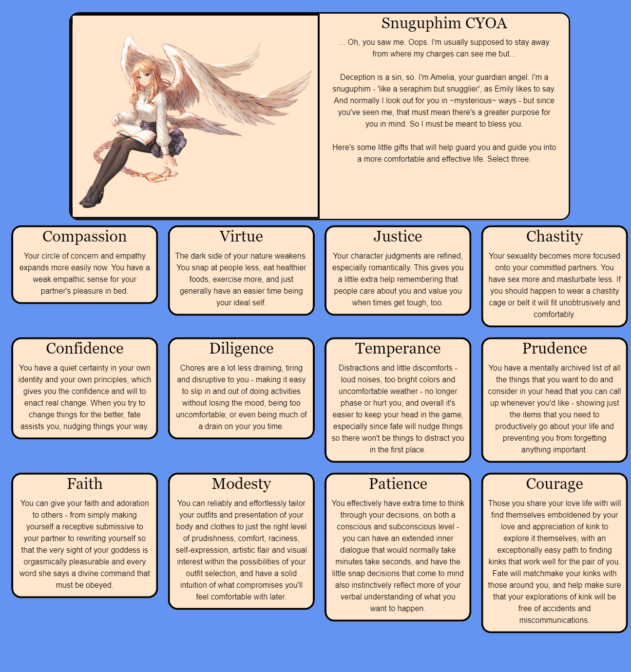 Snuguphim CYOA V1.0 | Scrolller