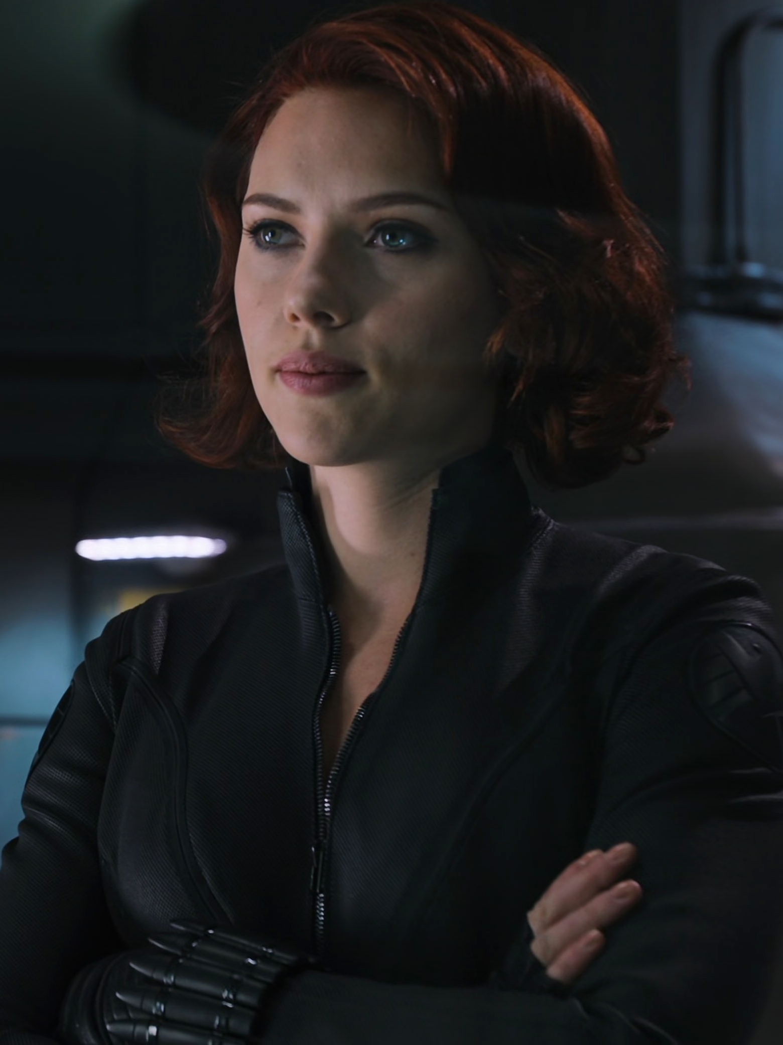 Scarlett Johansson looking smug | Scrolller