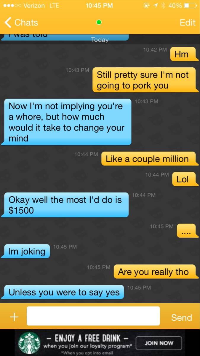 So grindr is a fun place... | Scrolller