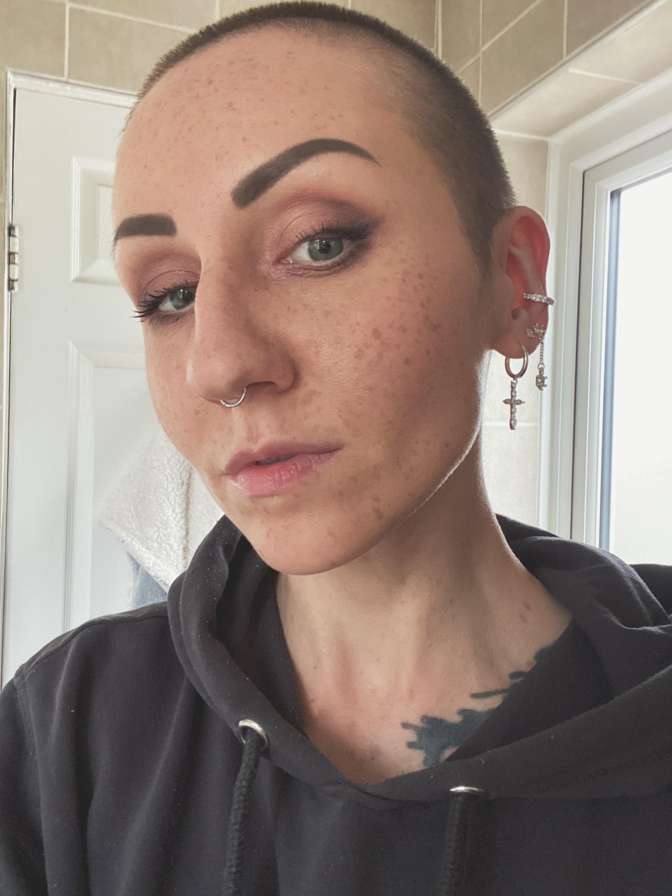 So I decided to attempt freckles with root touching spray... | Scrolller