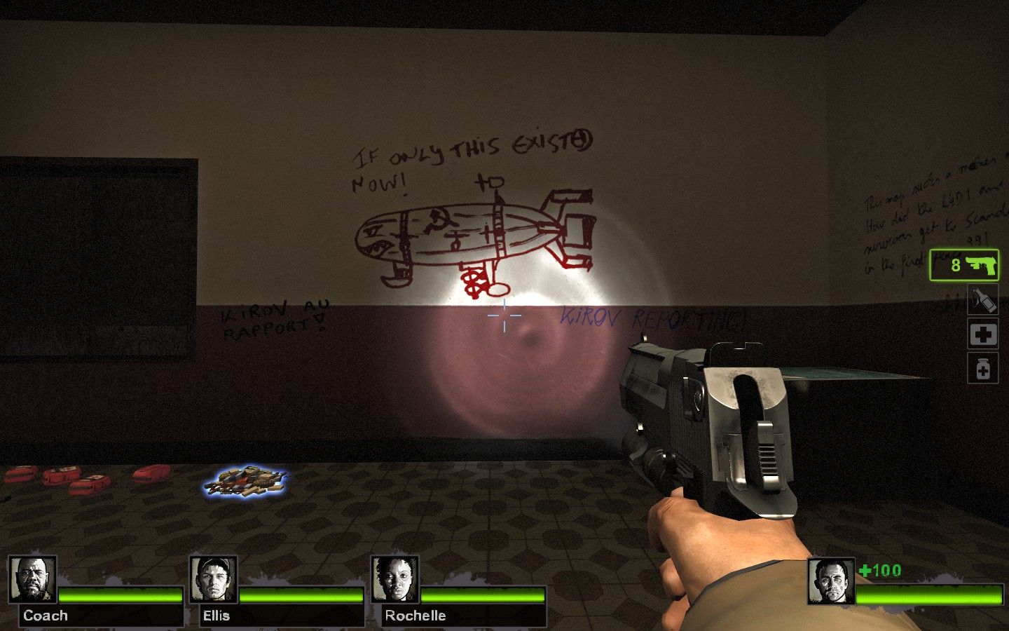 So I make maps for Left4Dead 2 and the saferoom graffiti has always been a running joke... I had ...