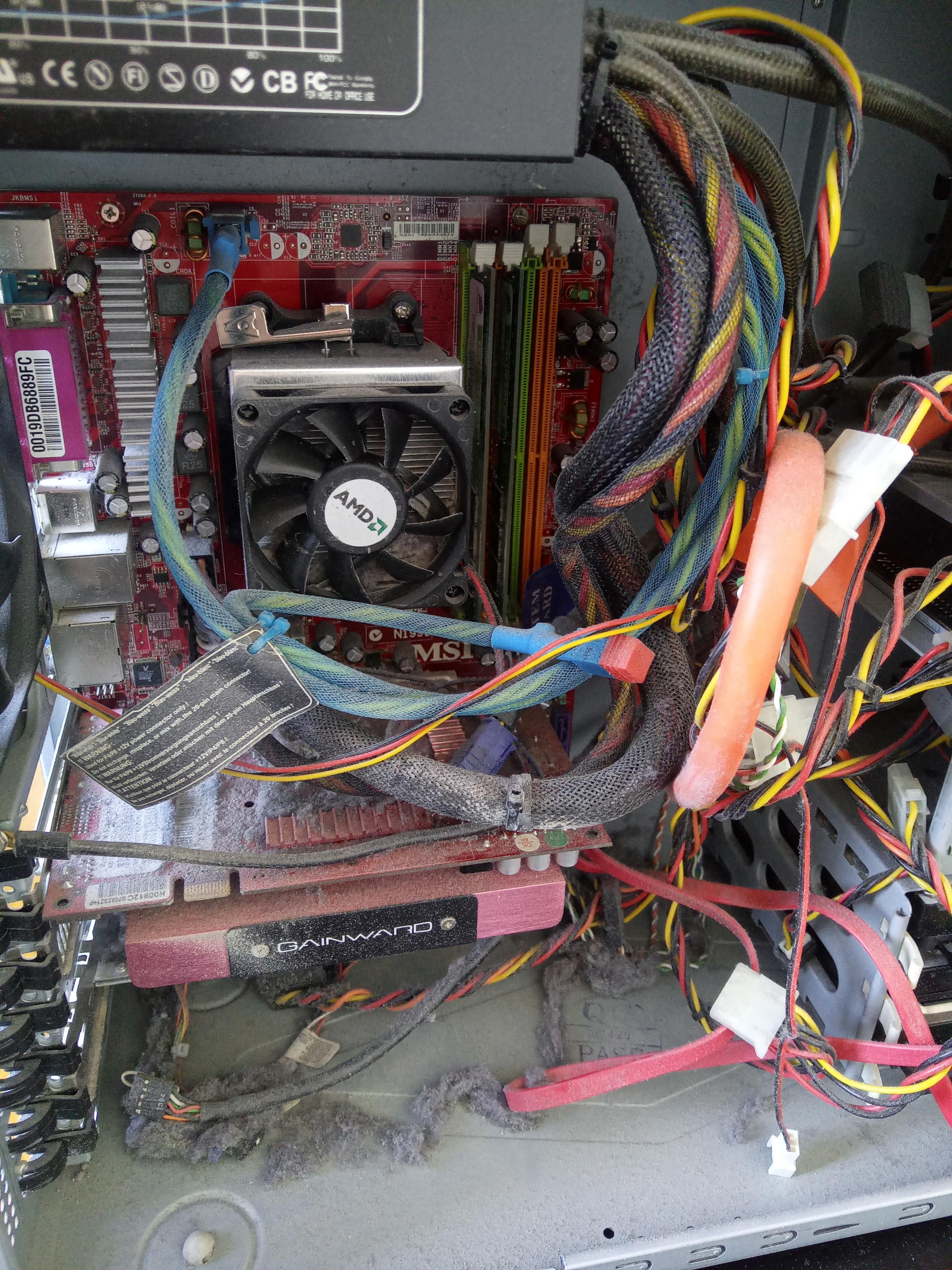 So I opened an old computer I figured might be able to work as a NAS | Scrolller