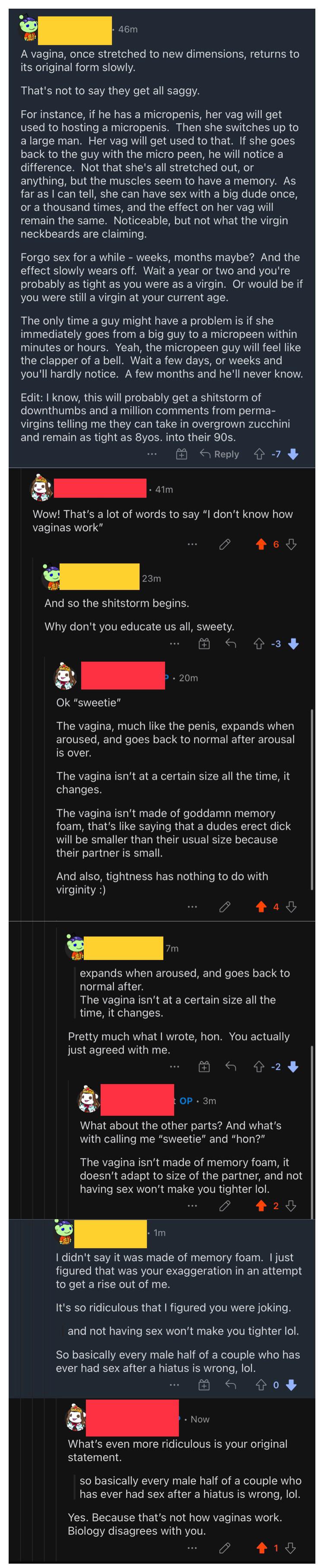 Man explaining how vaginas work | Scrolller