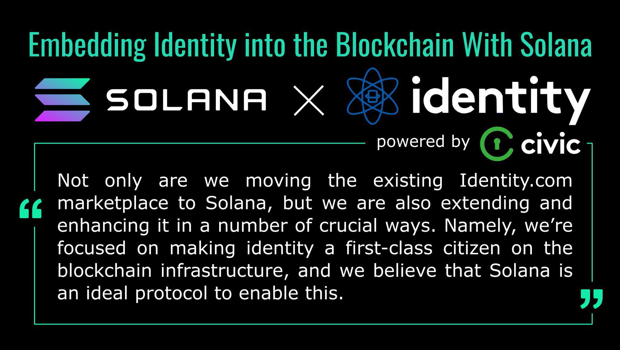 Solana x Identity (powered by Civic) | Scrolller