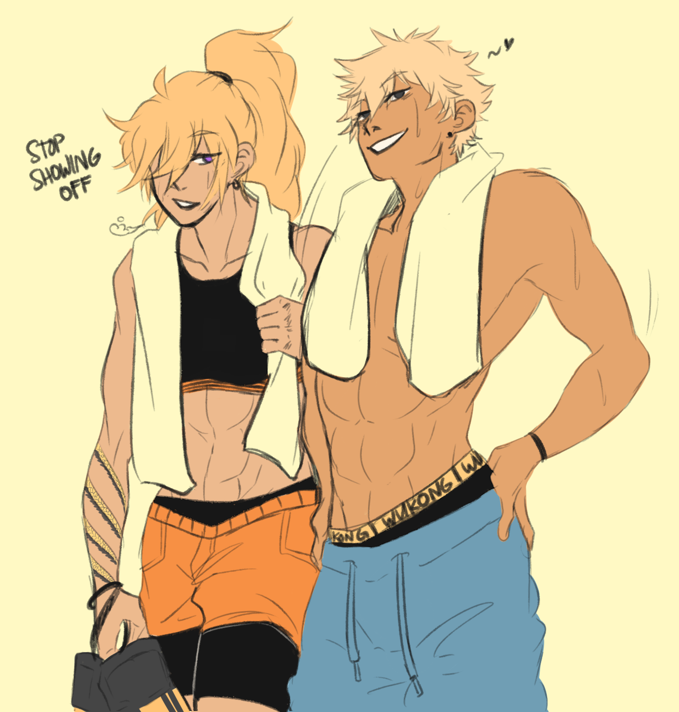 Solar Flare with their abs on display [tovanori] | Scrolller