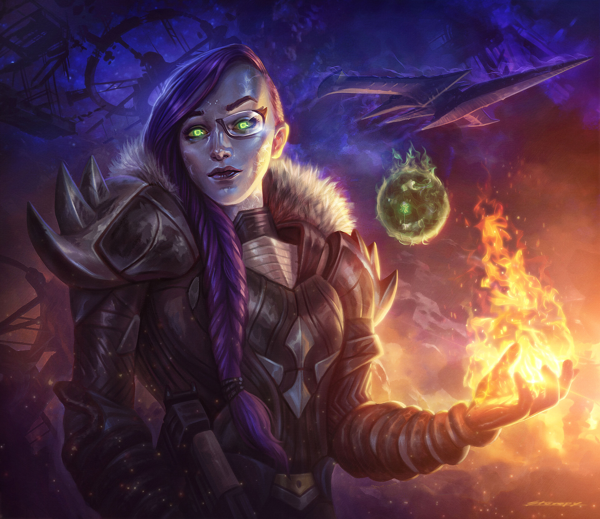 Solar Warlock by Stephen Sitton | Scrolller