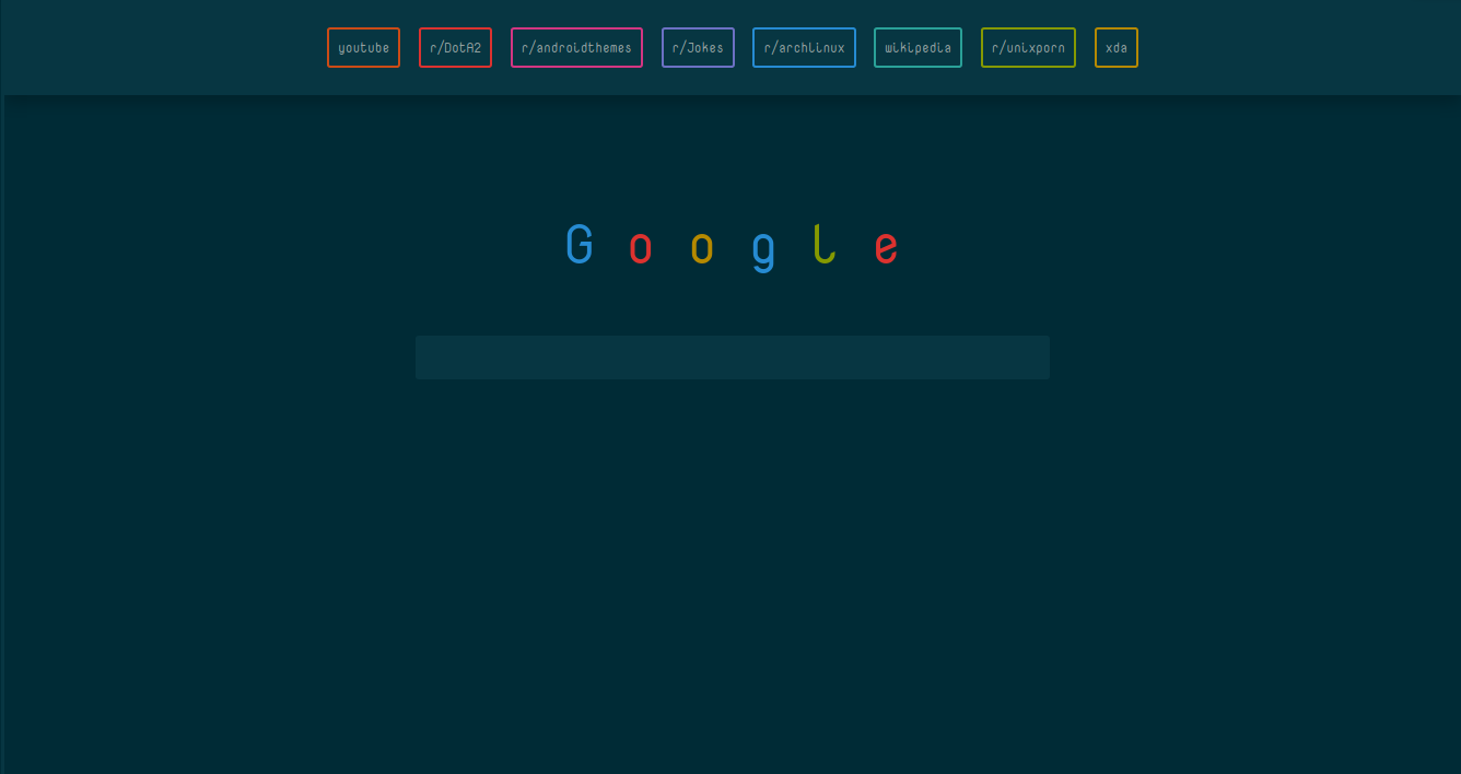 SolarStartpage: Inspired by the Solarized Dark ColorScheme | Scrolller