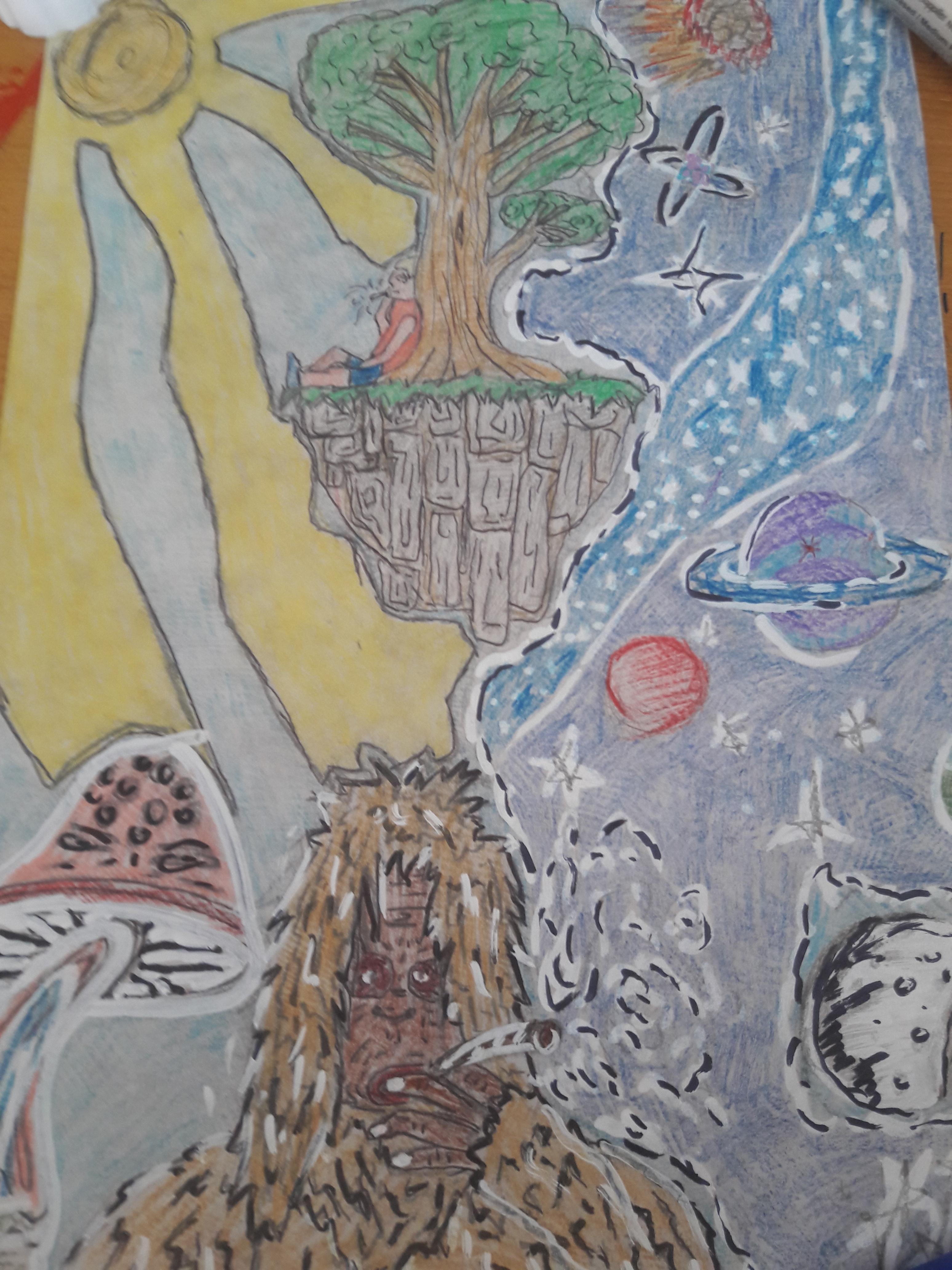 Some fanart I drew it's not perfect but it's finally finished | Scrolller