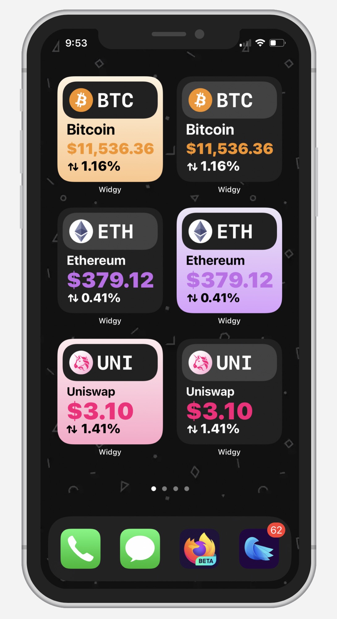 Some Fun and Simple Crypto Widgets I Made | Scrolller