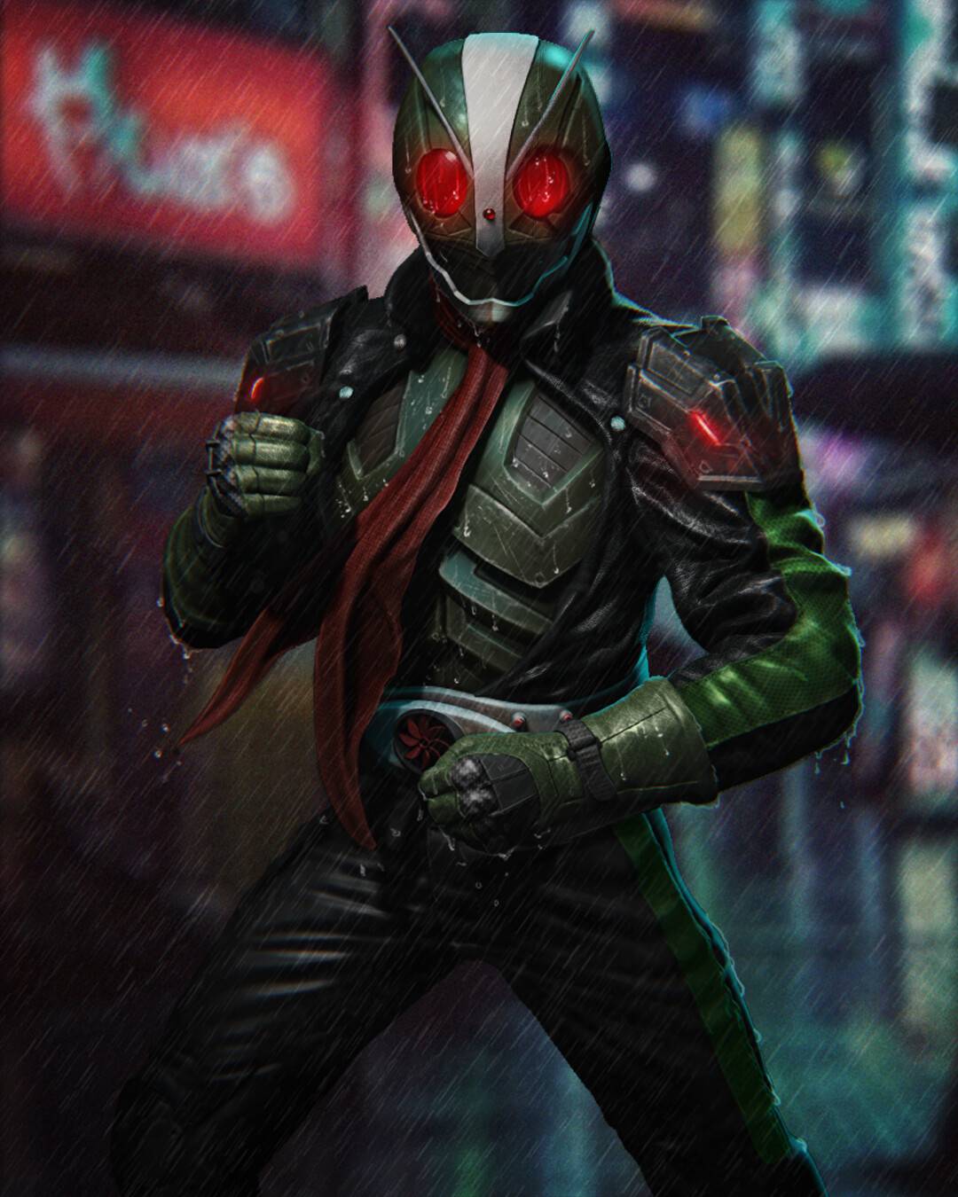 Some Kamen Rider fan art I made | Scrolller