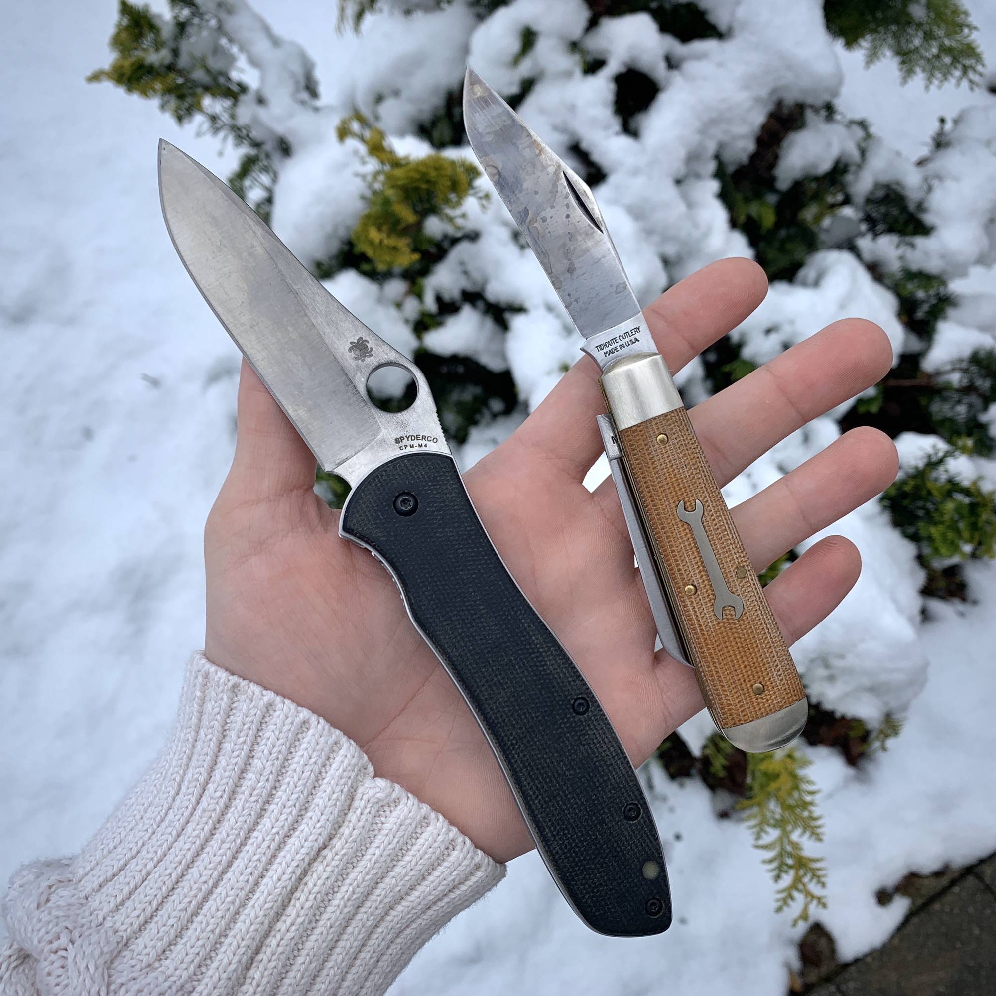 Some micarta and patina today. | Scrolller