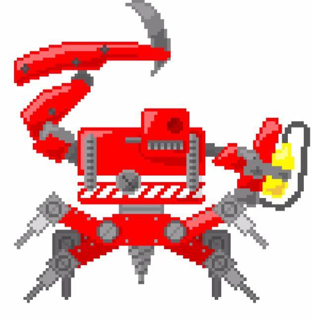 Some more pixel art! This time, i chose a farmbot. What do you think of it? | Scrolller