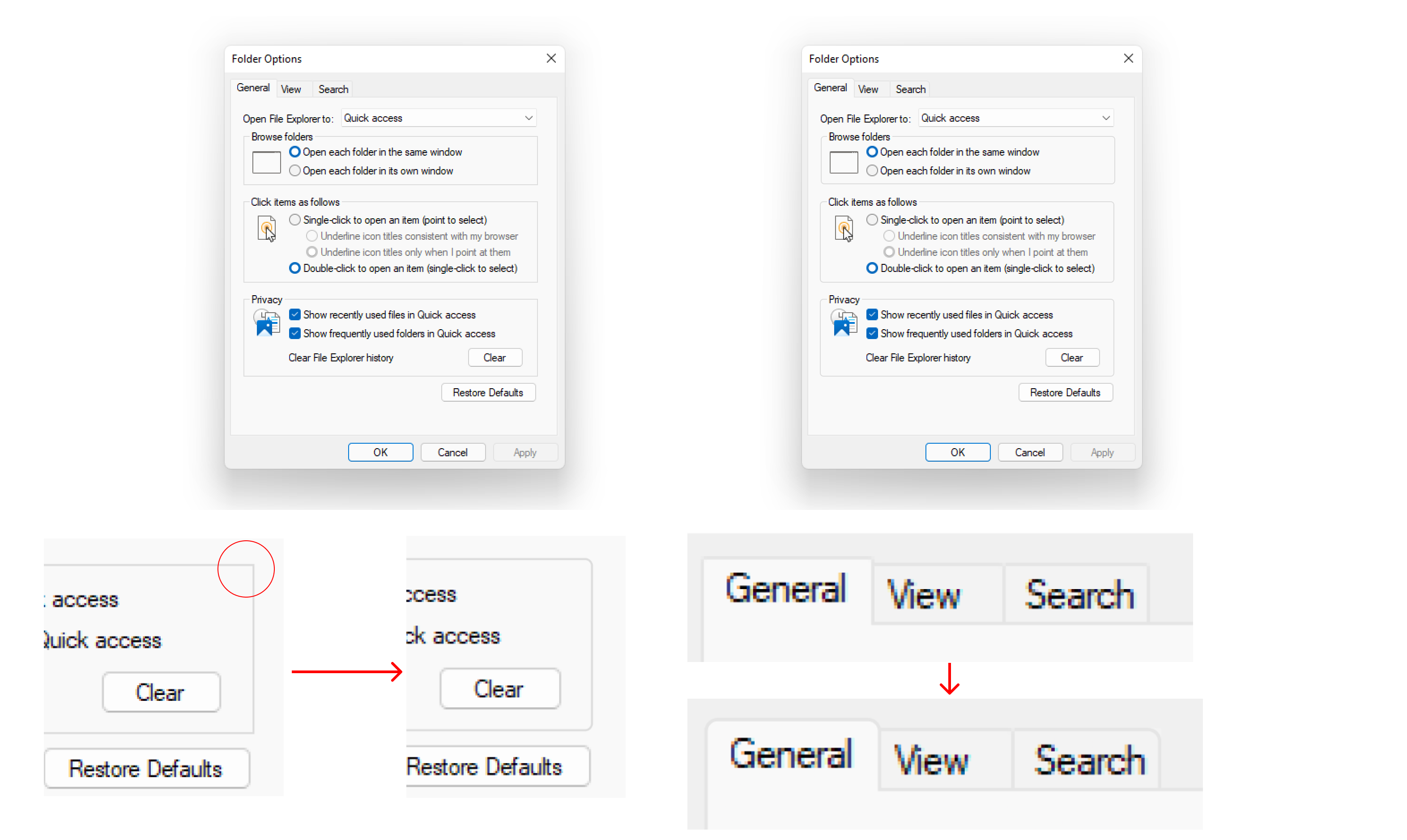 Some more subtle UI changes in Windows 11 that can make it more consistent :) | Scrolller