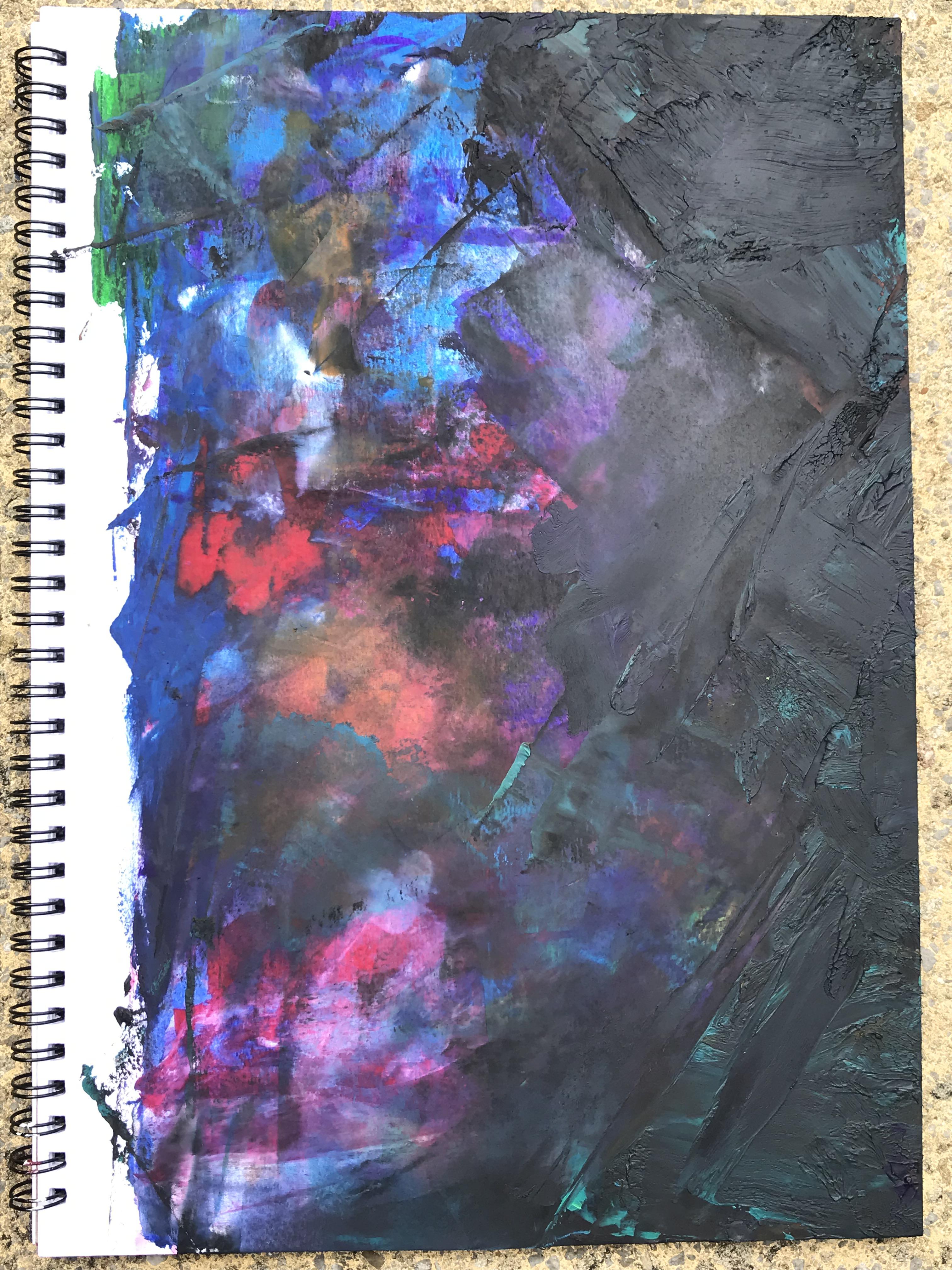 some vent art i made while dissociating yesterday, made me feel much more grounded :) | Scrolller