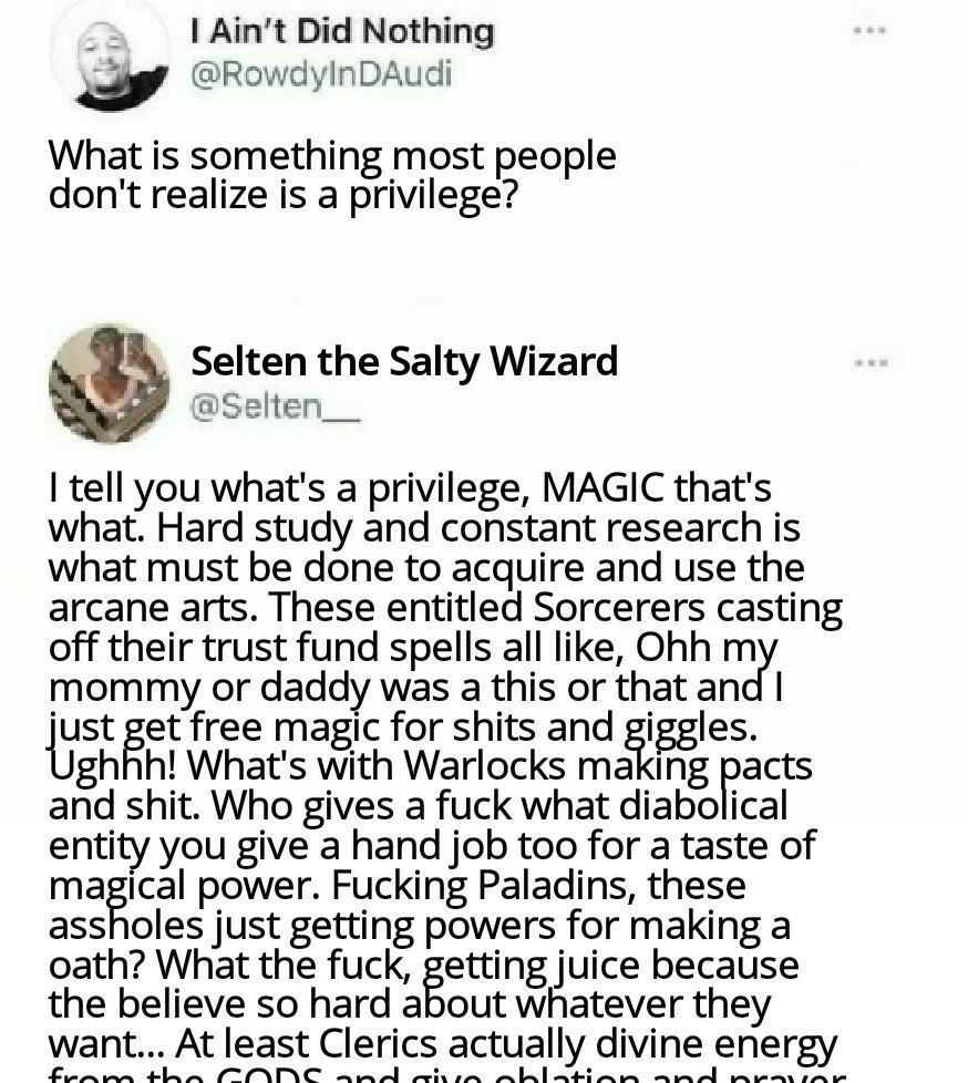 Some wizards got beef... | Scrolller