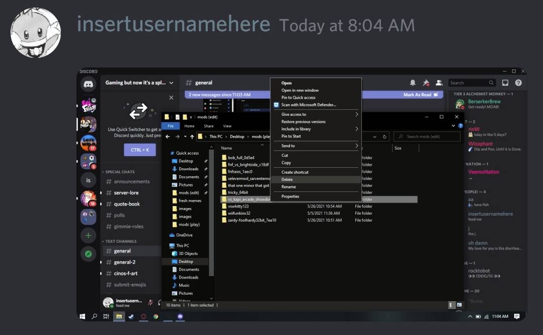 someone on my discord server sent this image he is gonna delete kapi someone shoot him | Scrolller